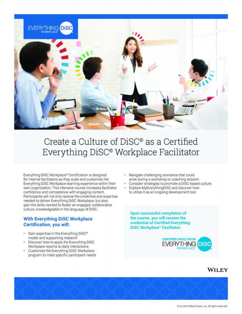 Certification DiSC : RH, Facilitateurs, Consultants, Coach | DiSC Partners